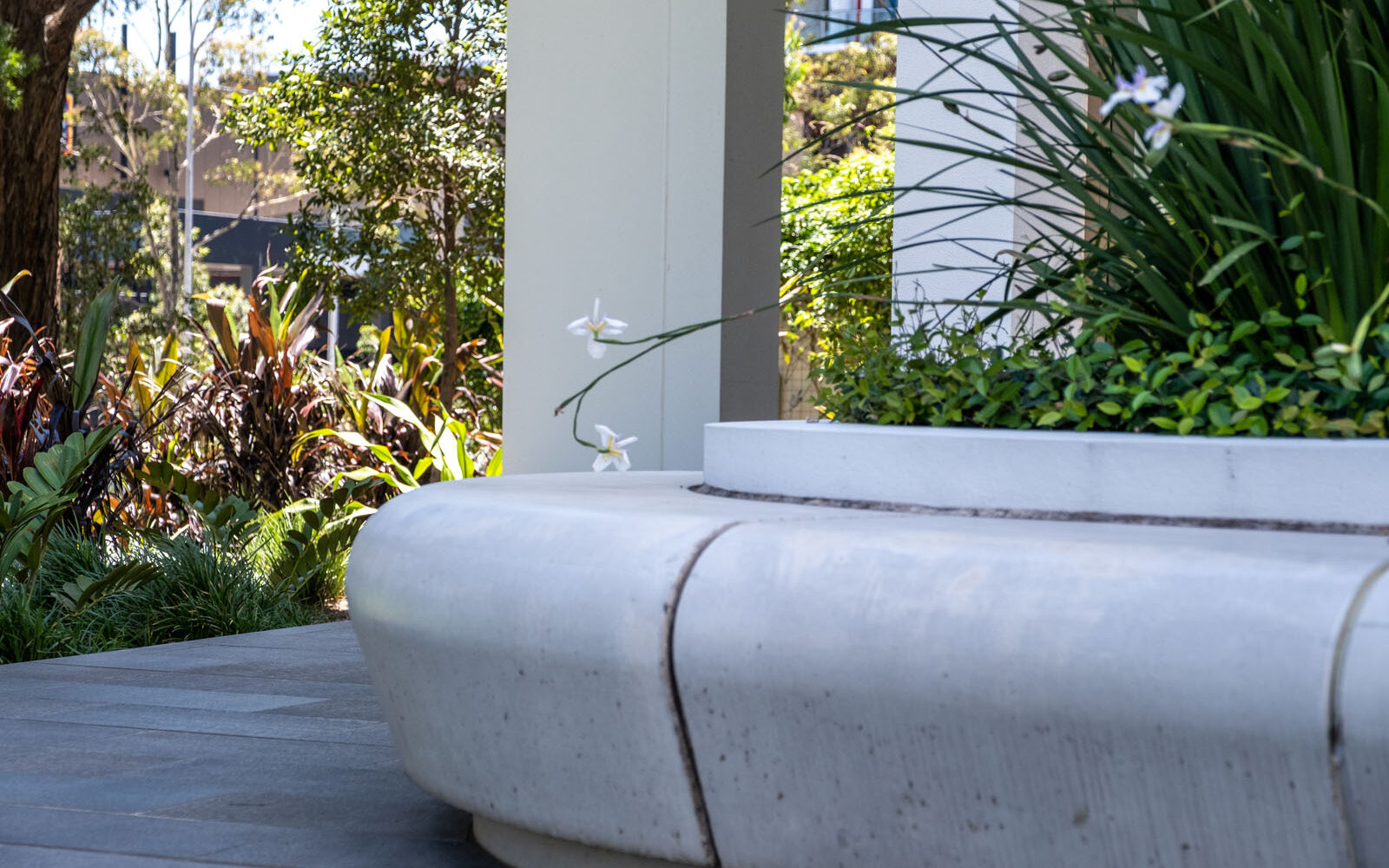 Park One Precast Landscaping Project | Evolution Precast Systems