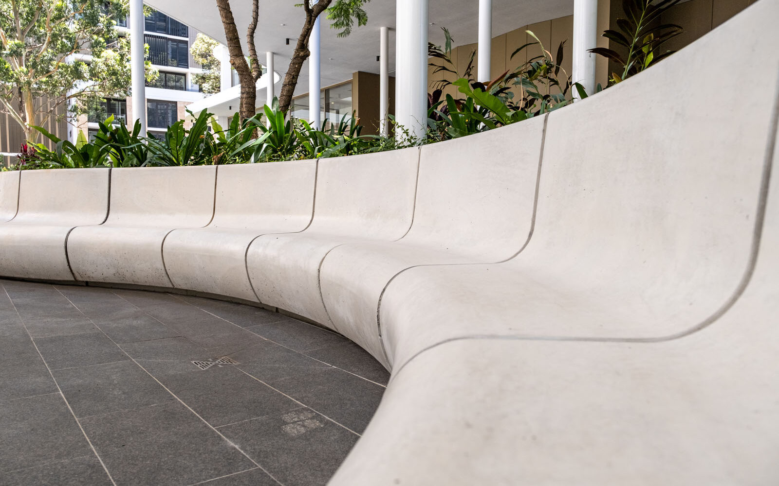 Park One Precast Landscaping Project | Evolution Precast Systems